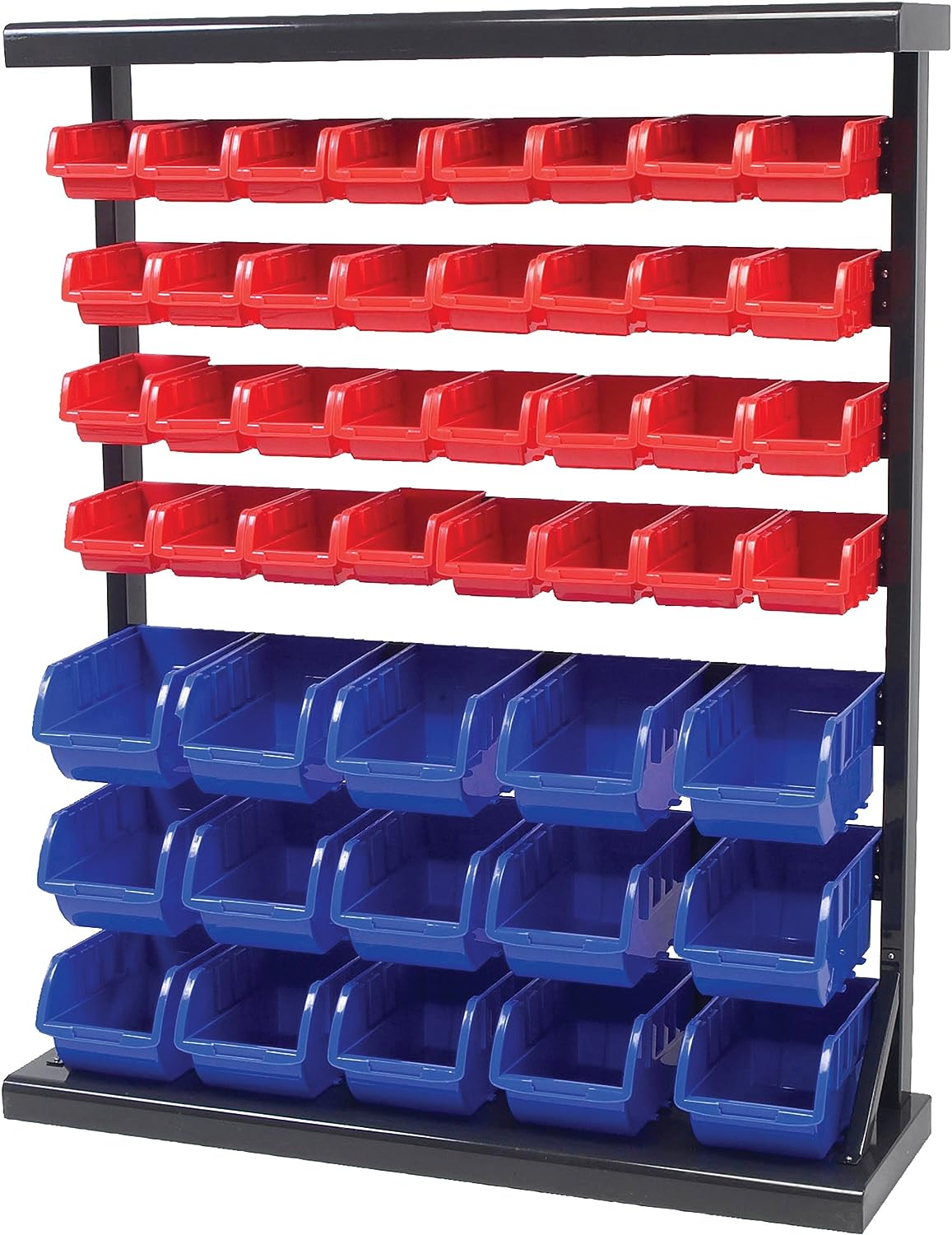 New 47 Pcs Storage Rack Bolt Bin Organizer with Steel Frame | S1191 ...