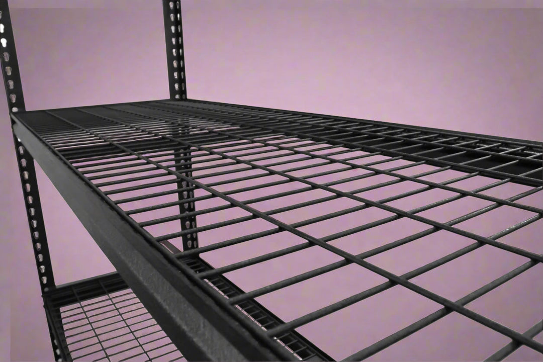 5-Tier Adjustable Steel Wire Shelf – Heavy-Duty Garage Storage Rack ...